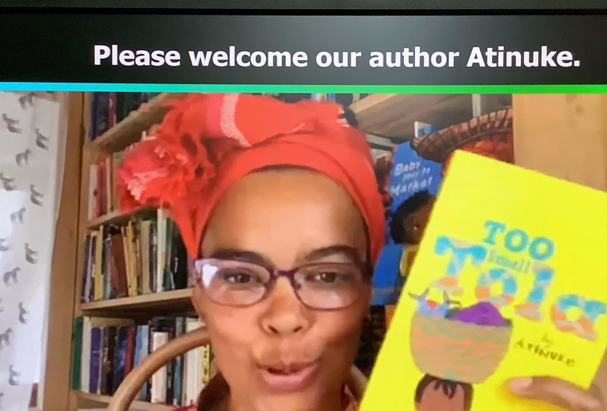 Author Atinuke Reads From New Book 'Too Small Tola' | Surbiton High School
