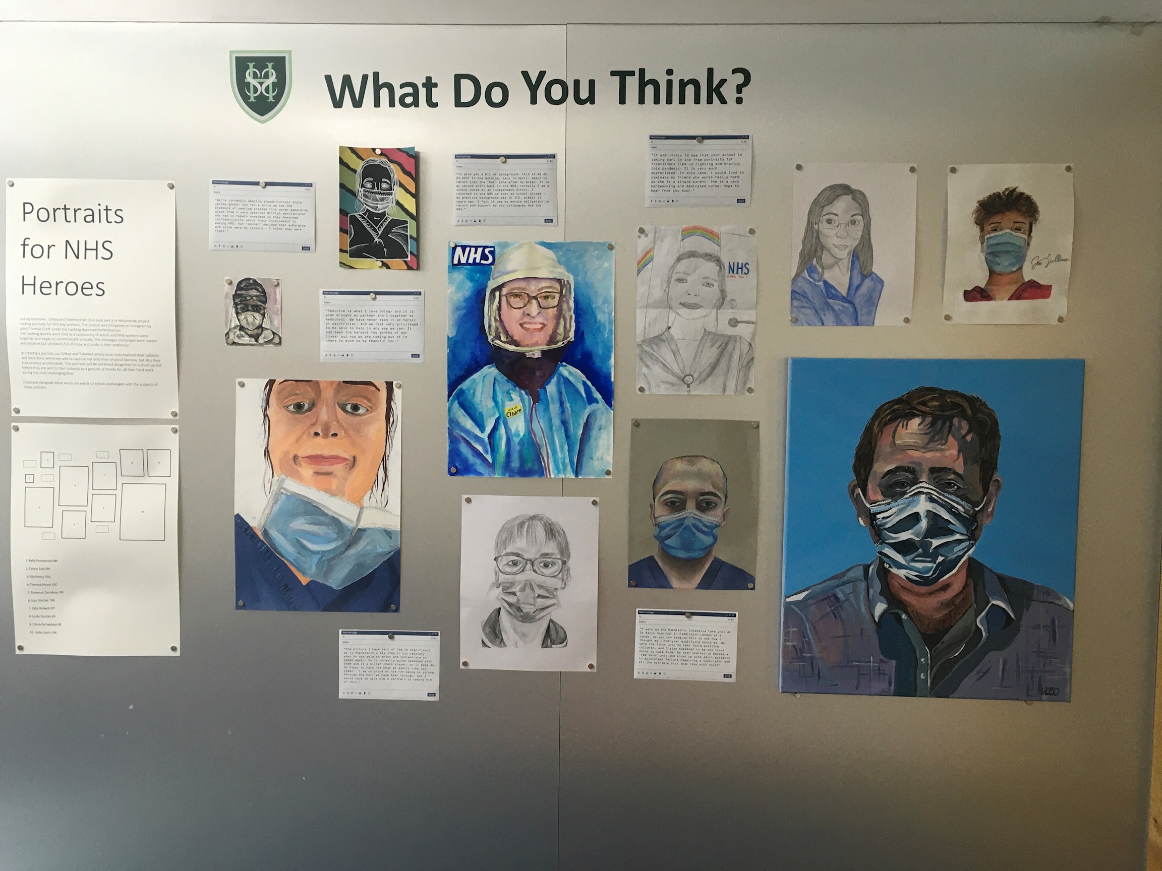 PORTRAITS FOR NHS HEROES | Surbiton High School