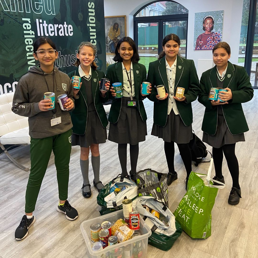 Pupils donate 400+ items to local community | Surbiton High School