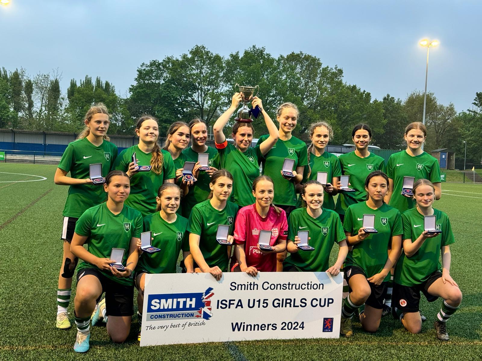 U15 Footballers Win ISFA National Cup! | Independent School Surrey | Surbiton High School